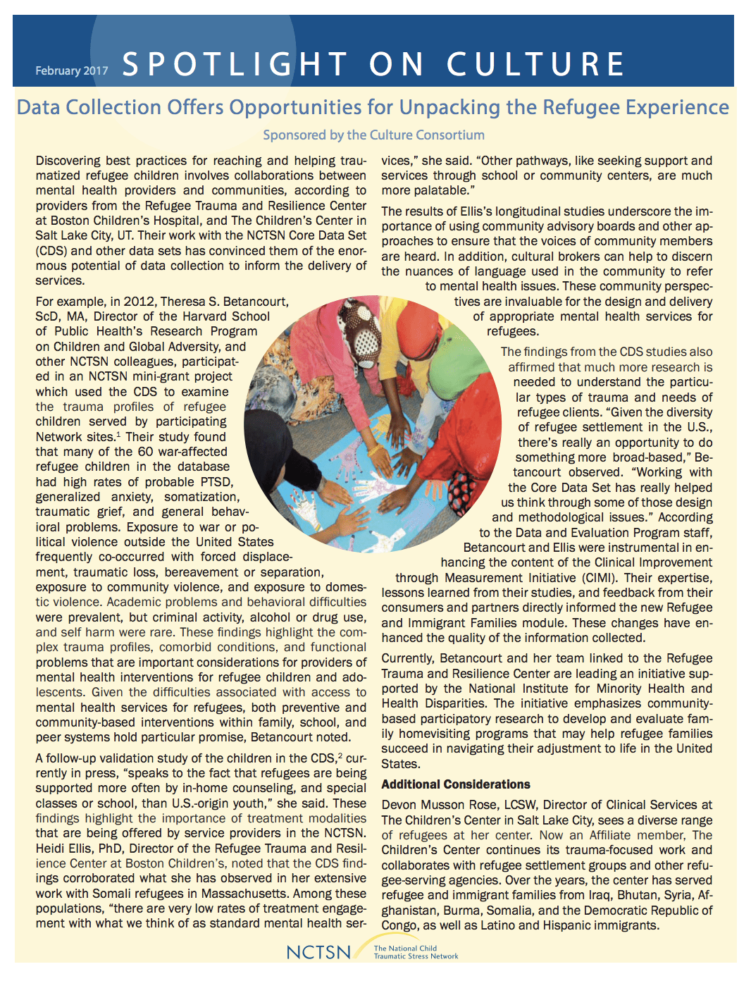 Data Collection Offers Opportunities for Unpacking the Refugee ...