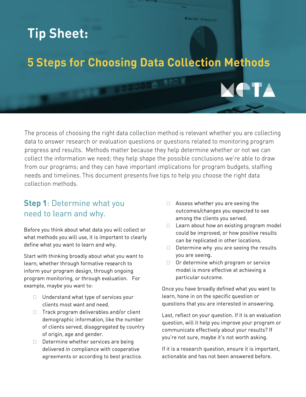 5 Steps for Choosing Data Collection Methods - Switchboard