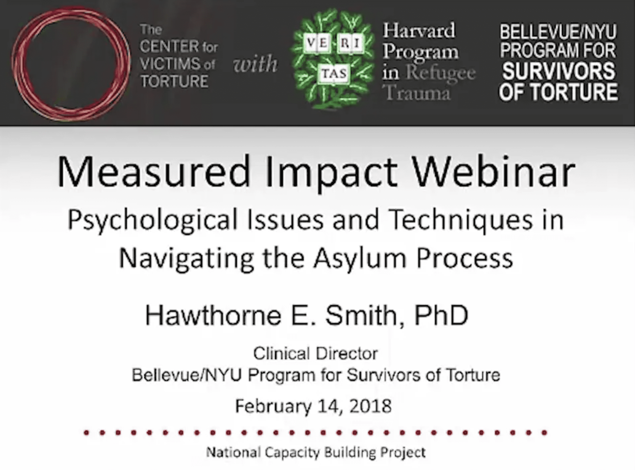 Psychological Issues in Navigating the Asylum Process - Switchboard