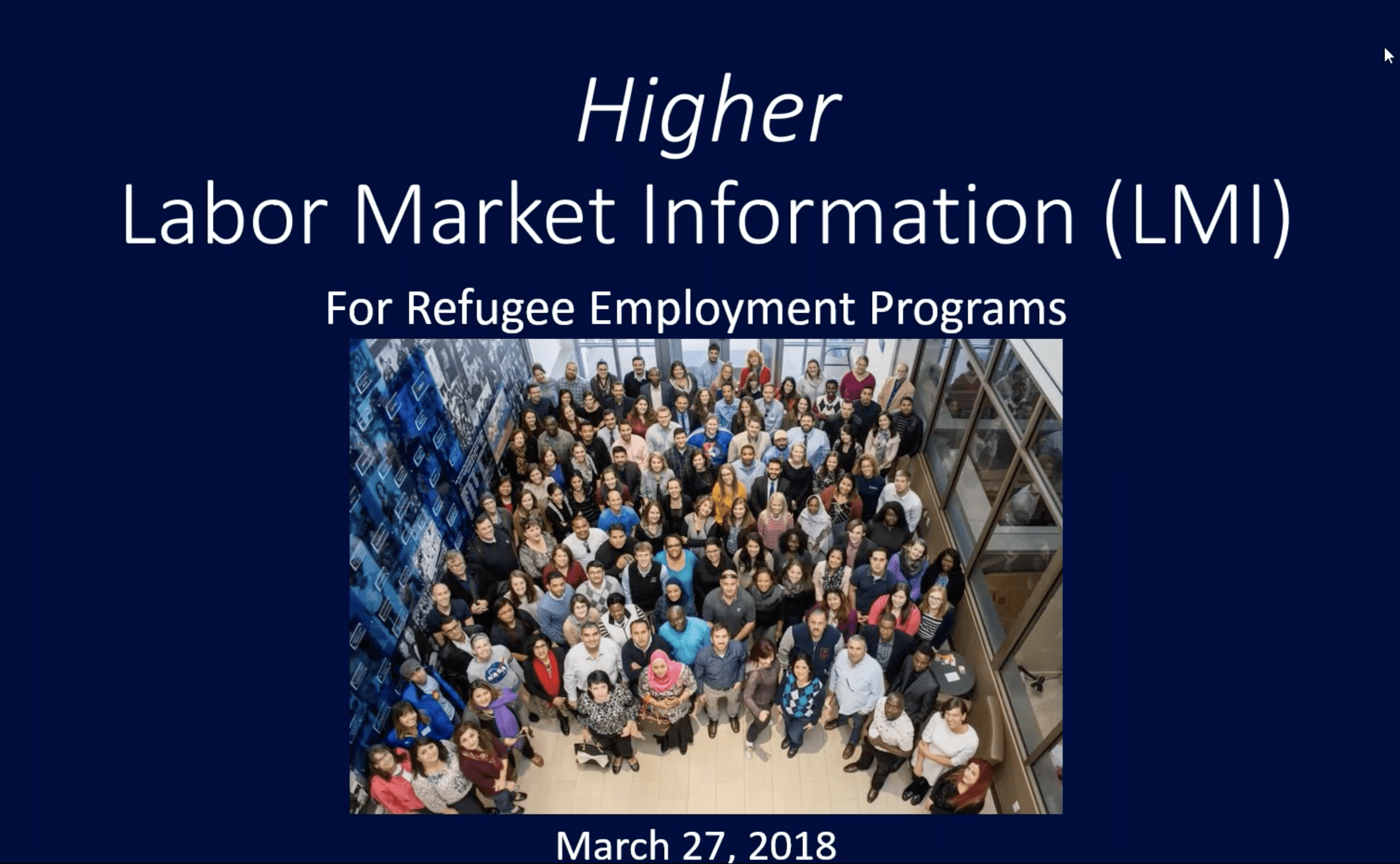 Announcing A Guide to Labor Market Information for Refugee Employment ...