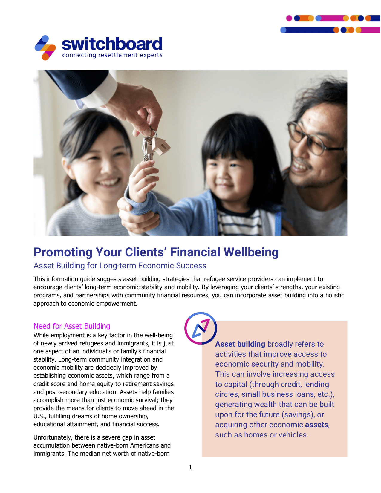 Promoting Your Clients' Financial Wellbeing - Switchboard