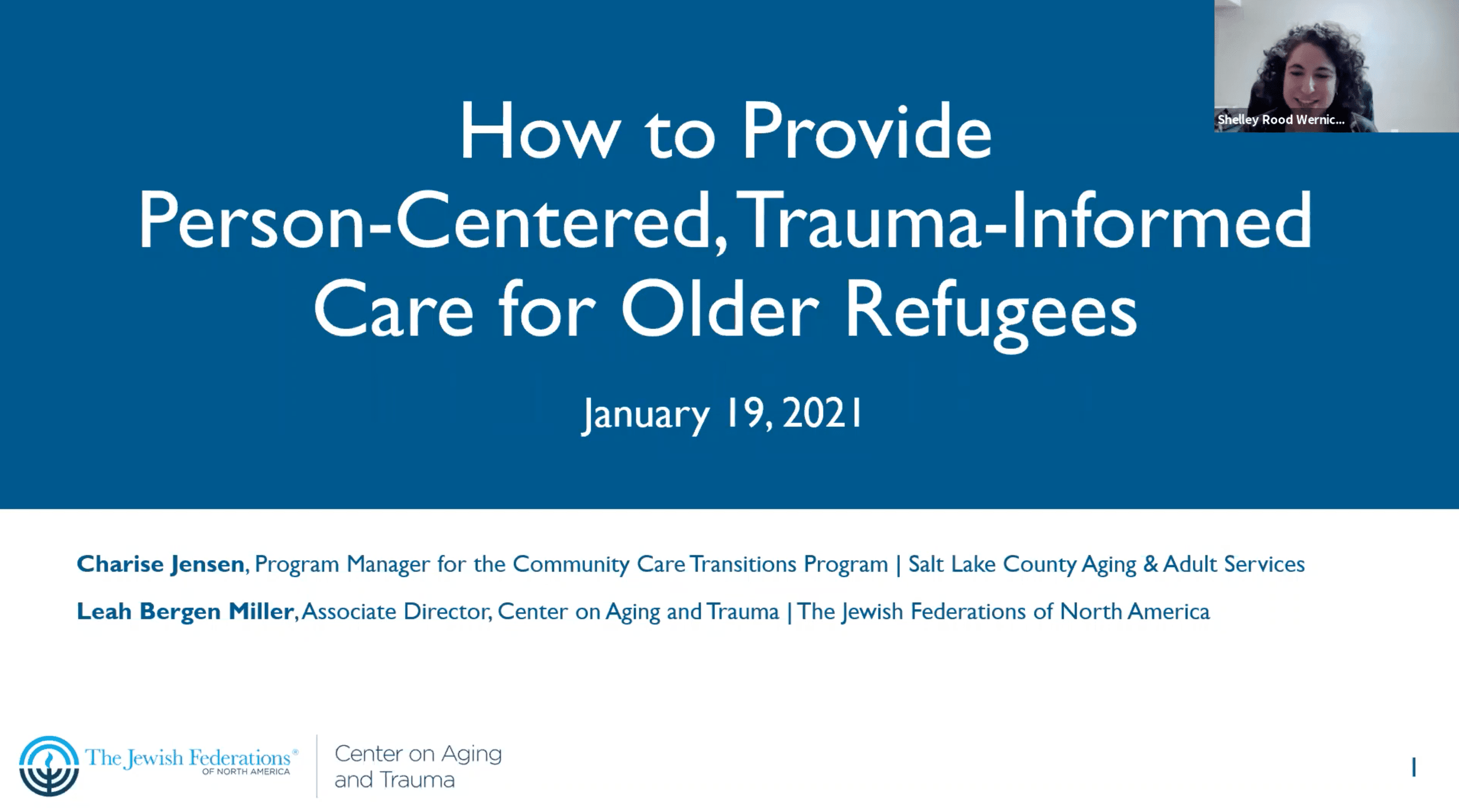 How to Provide Person-Centered, Trauma-Informed Care for Older Refugees ...