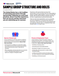 Sample Group Structures & Roles - Switchboard