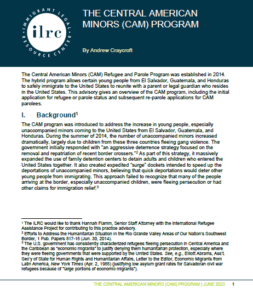 The Central American Minors (CAM) Program - Switchboard