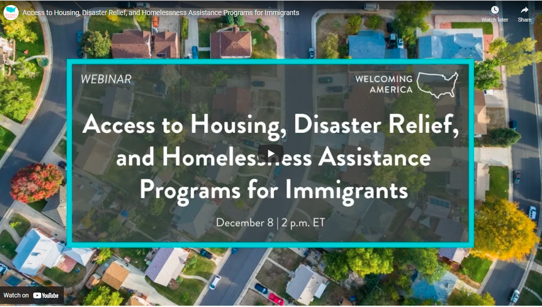 Access to Housing, Disaster Relief, and Homelessness Assistance ...
