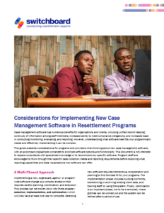 Considerations for Implementing New Case Management Software in ...